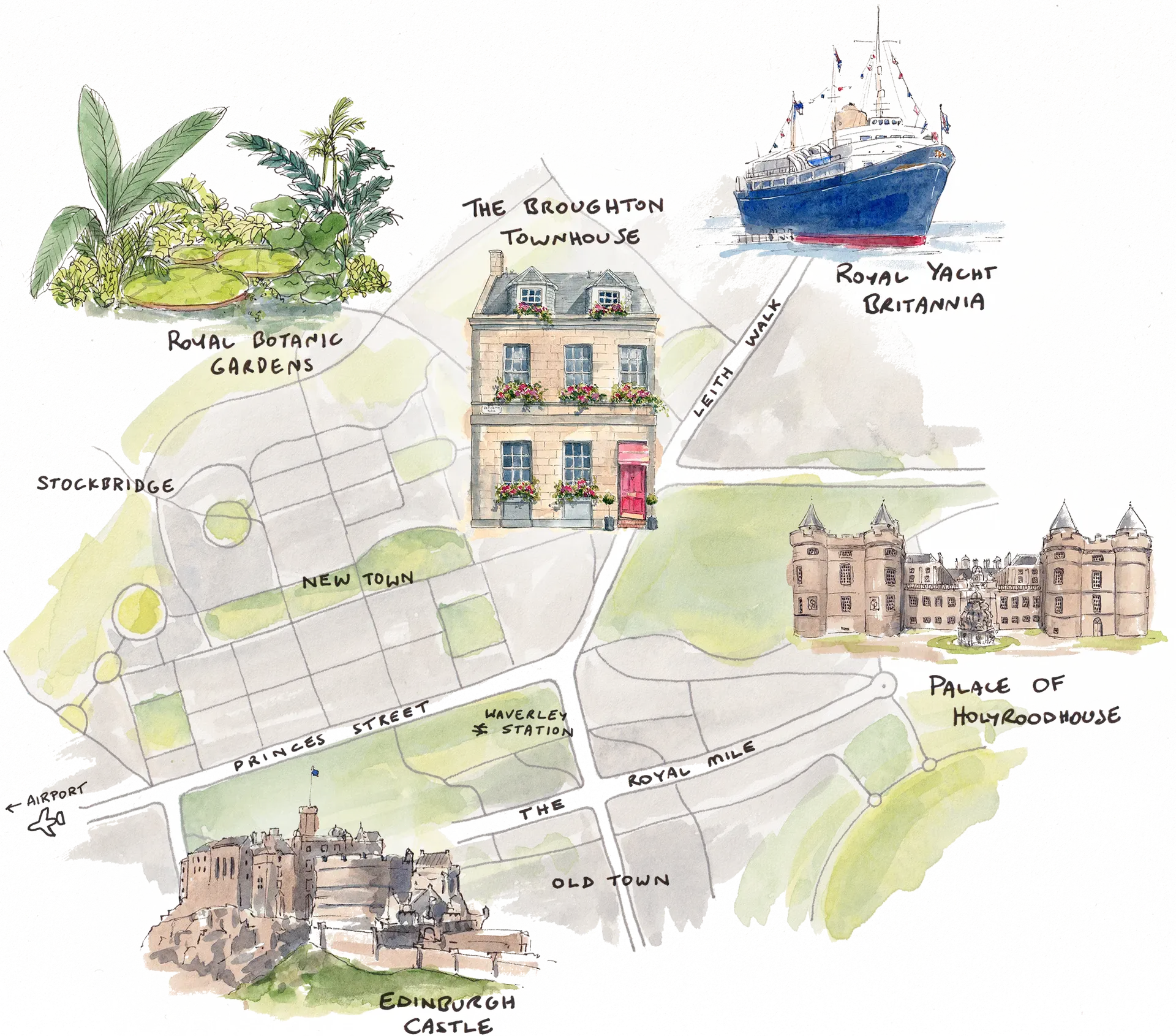 Location - The Broughton Townhouse (Official Site)